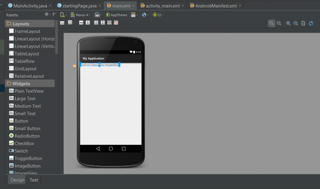 Android Studio Intent ve Yeni Ekran oluşturma | Ümit KÖSE