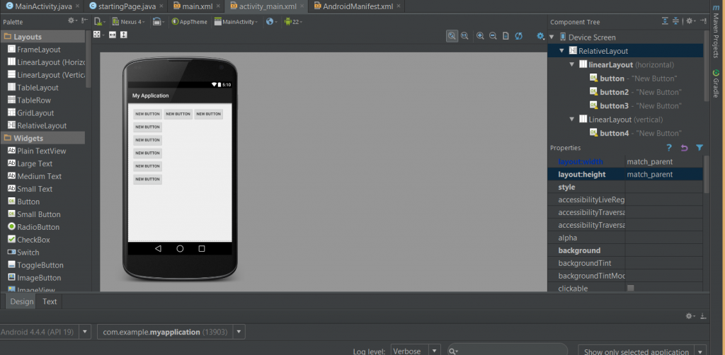 Android Studio Layout Türleri | Ümit KÖSE